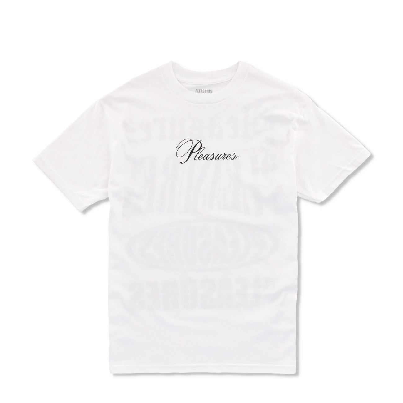 Pleasures Stack T-Shirt P24SP050-WHITE | OJ Skate – OJSkate
